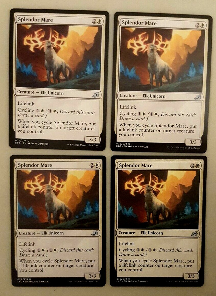 4x Splendor Mare Ikoria MTG Magic the Gathering NM Playset | eBay