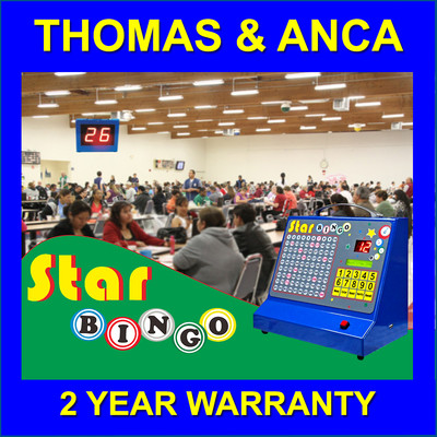 Bingo Machine Star Bingo Electronic Selector Free 15ml Bingo Dabbers ...