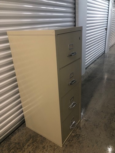 Fireproof Beige File Cabinet - Manufactured By HON | eBay