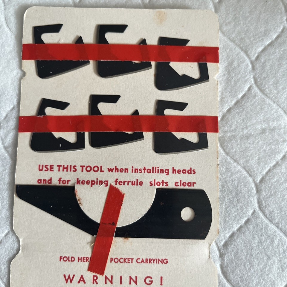 VTG Fred Bear Razorhead Auxiliary Blades Bear Archery Arrow Broadhead ...