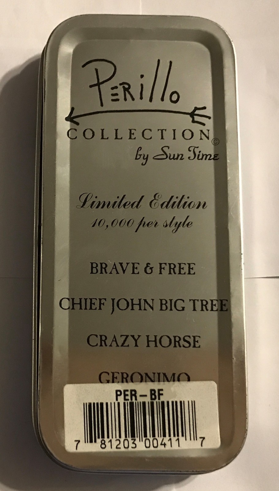 "BRAVE AND FREE" LIMITED EDITION WATCH COMMISSIONED BY GREGORY PERILLO ...