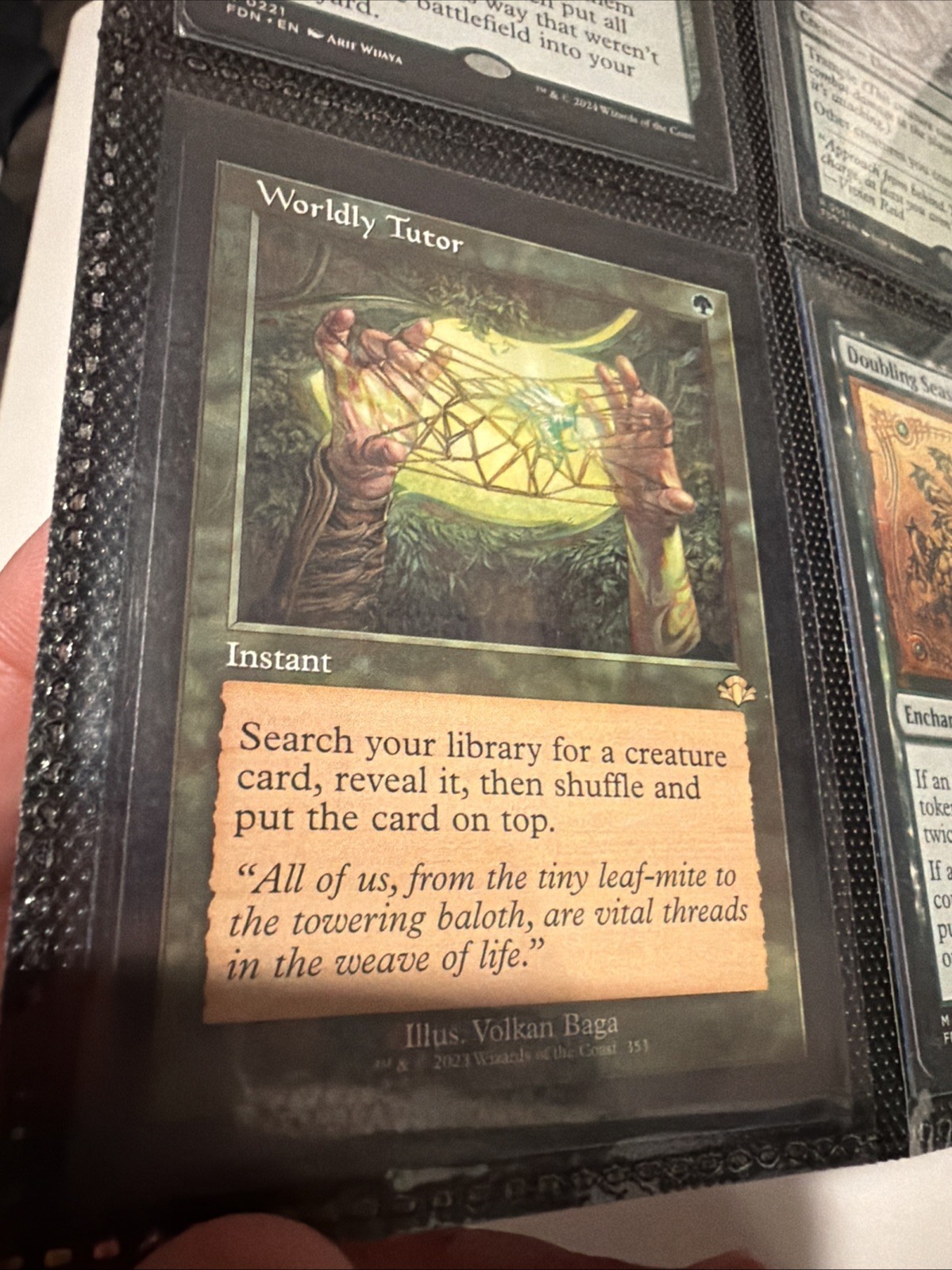 Worldly Tutor (Retro Frame) Dominaria Remastered Regular for sale ...