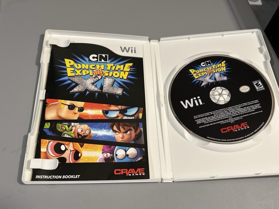 Cartoon Network Punch Time Explosion XL Nintendo Wii Complete CIB | eBay