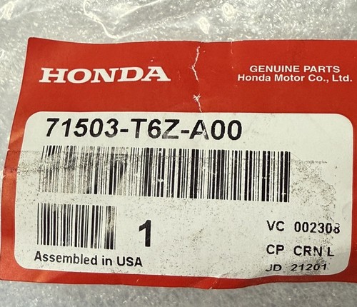 HONDA RIDGELINE RIGHT REAR BUMPER CHROME MOLDING GARNISH 71503-T6Z-A00 ...