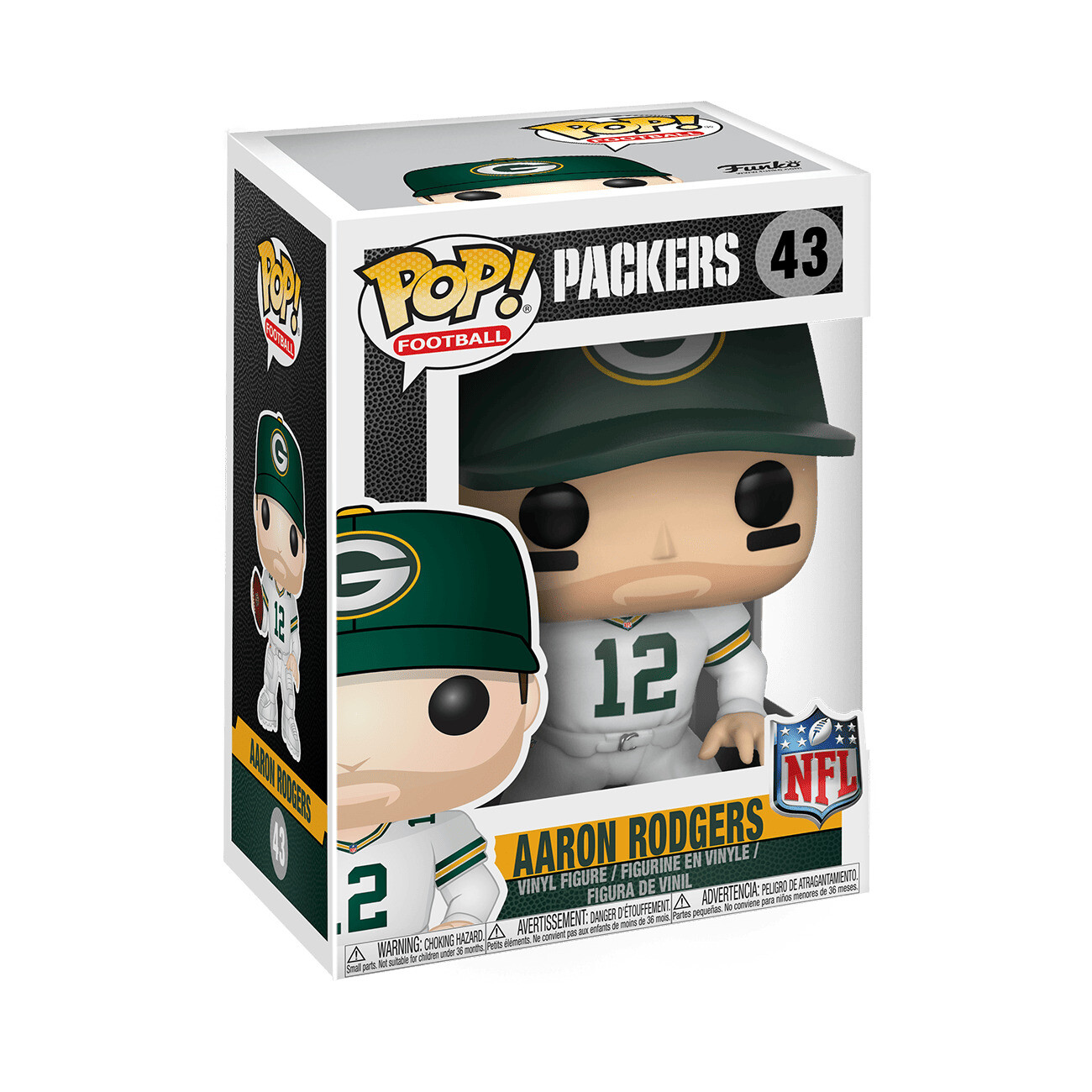 Funko Pop! Vinyl: Aaron Rodgers (Green Bay Color Rush) #43 for sale ...