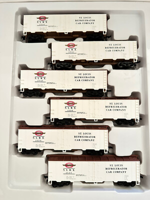 Walthers HO Ice Reefer 6 Pack 40’ Steel St. Louis Refrigerator Car Co ...