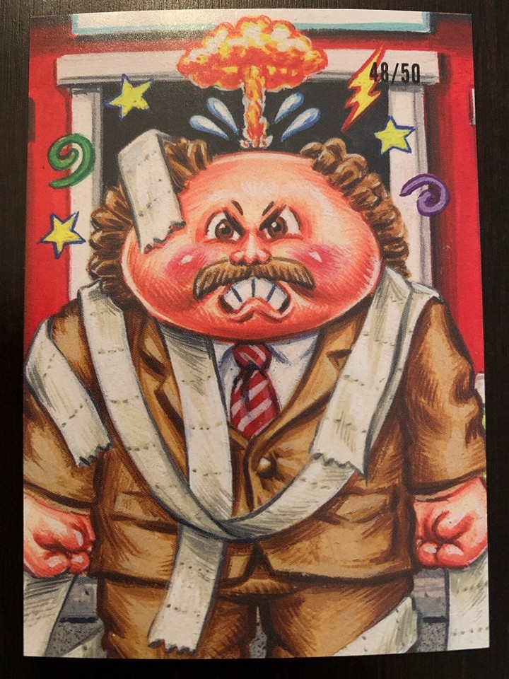 55A SKIP VAN WINKLE 2020 GPK Late to School GOLD 48/50 | eBay