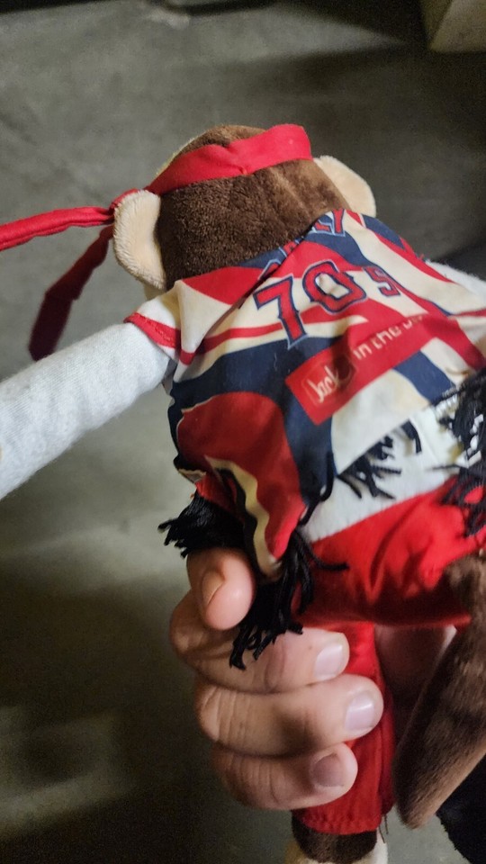 LA Angels Rally Monkey 70 Style hippies Plush Jack in the box | eBay
