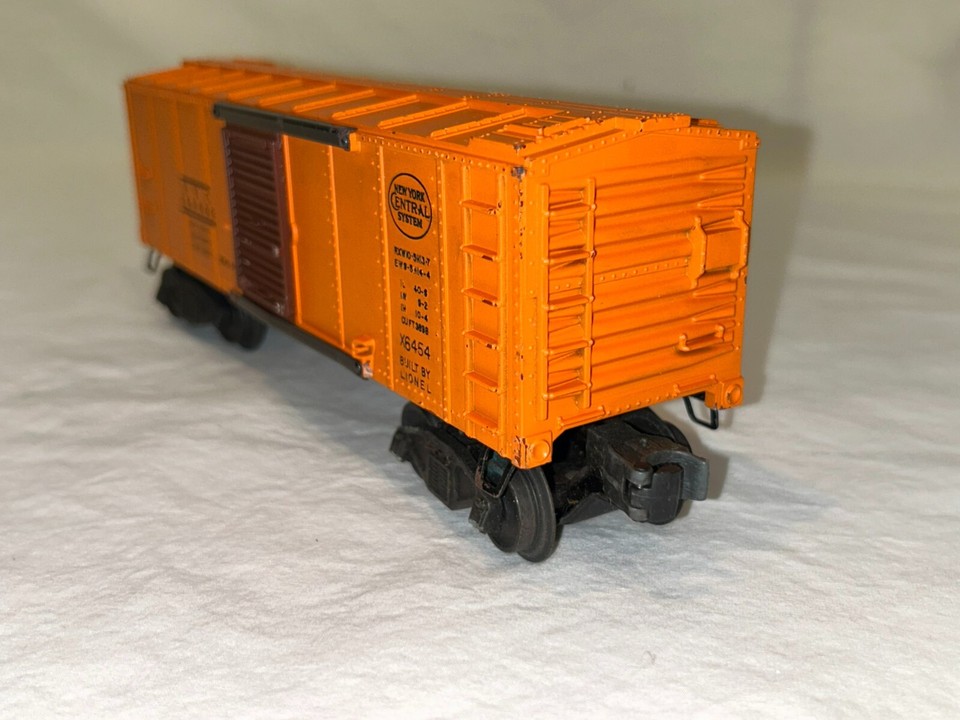 Lionel No. 6454 NYC Orange Box Car Boxed Nice 1948 Postwar | eBay