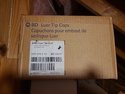 2000 BD Luer Tip Caps 308341 Ships From TEXAS | eBay