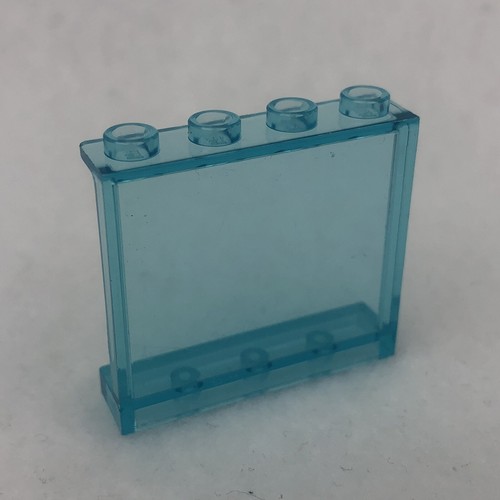 LEGO 60581 Trans Light Blue Panel 1 x 4 x 3 W/ Side Supports - Hollow ...