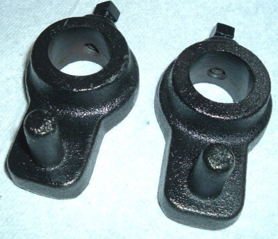 ANTIQUE HIT MISS GAS ENGINE IRON CART AXLE STEERING HANDLE BRACKETS ...