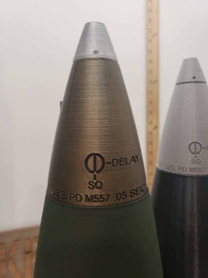 3D Printed 90mm M71 TNT Artillery Shell Replica - Prop - Lifesize 100% ...