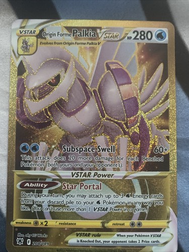 Golden Origin Form Palkia Vstar | eBay