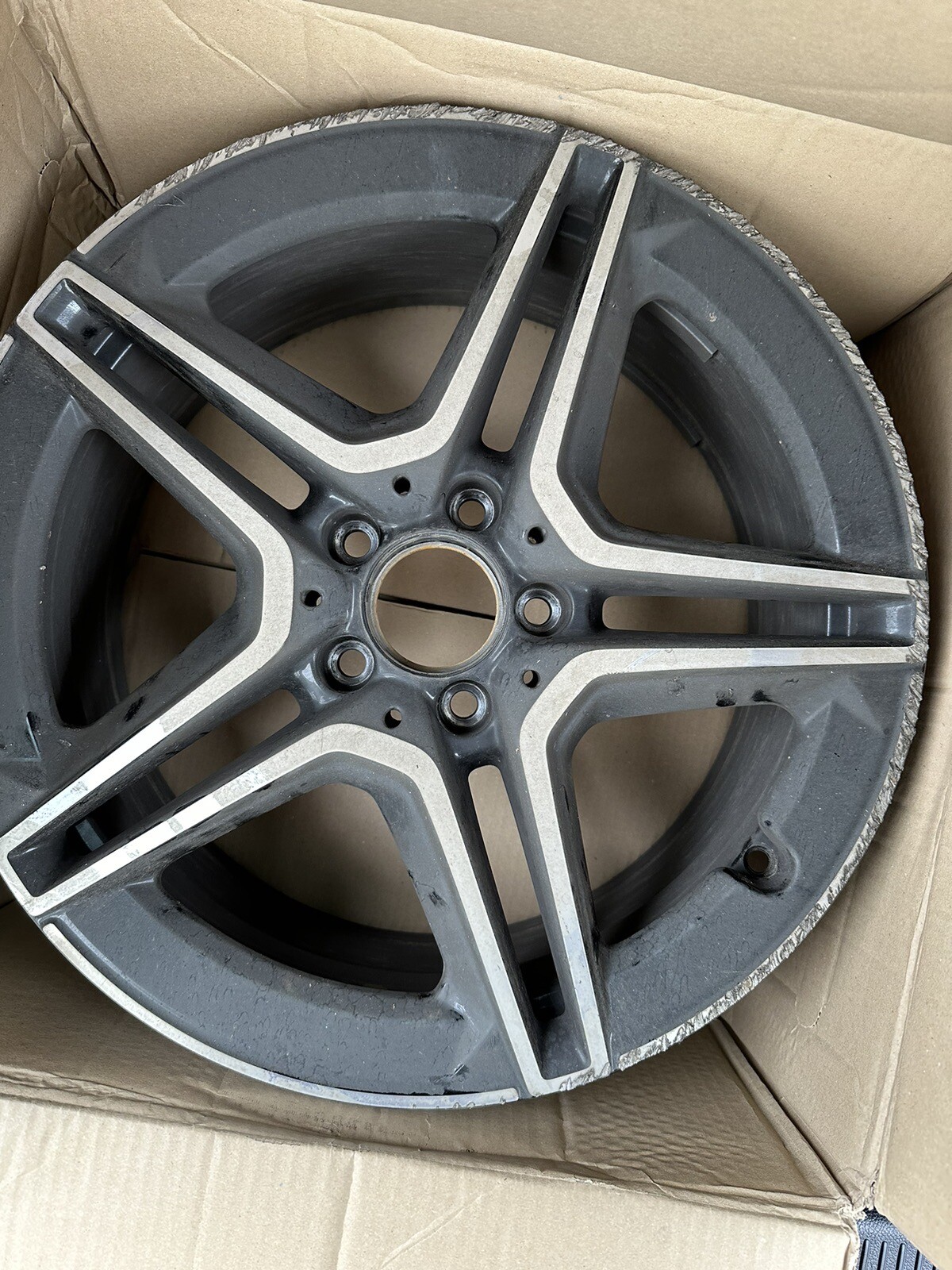 MERCEDES A CLASS AMG 18" ALLOY WHEEL RIM DIAMOND CUT GENUINE ...