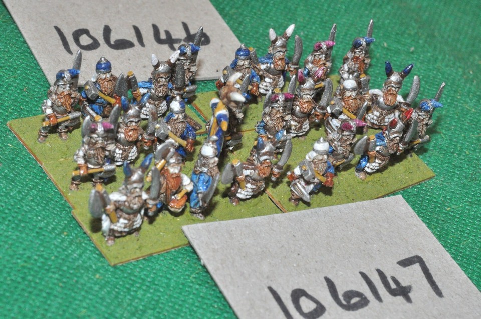 15mm fantasy / dwarves - warriors 24 figs - inf (106147) | eBay