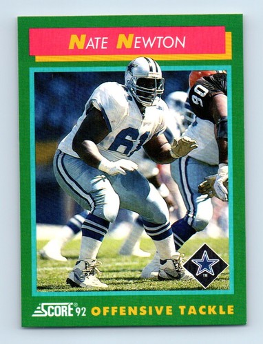1992 Score Nate Newton Dallas Cowboys #293 | eBay
