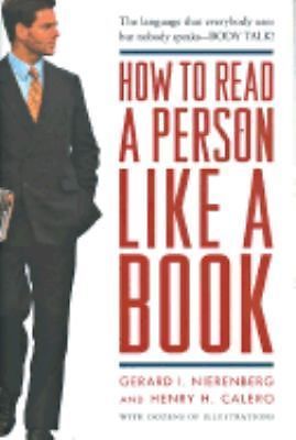 How to Read a Person Like a Book Gerard I. Nierenberg 9781566194013| eBay