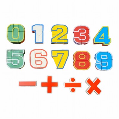 NUMBER-BOTS Transforming Numbers ROBOTS 14 Pieces Measures ...