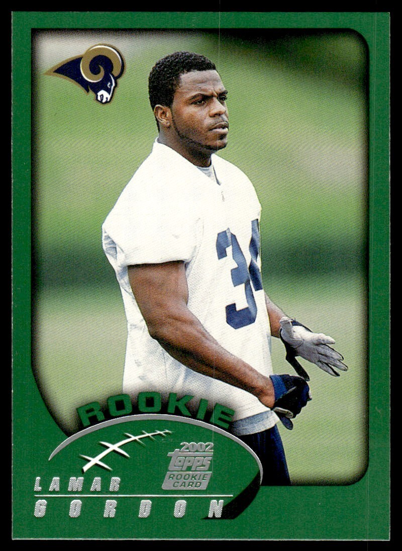 2002 Topps RC Lamar Gordon #384 | eBay