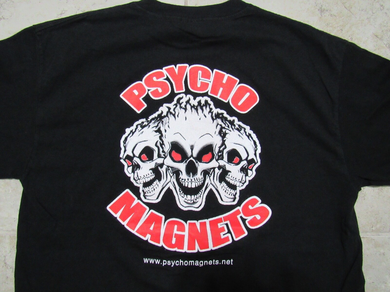 JAGERMEISTER/PSYCHO MAGNETS Band SHIRT Mens LARGE Daytona Promo Hard ...