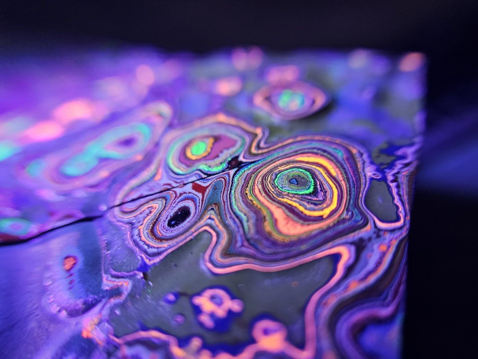 Cadillac Ranch Texas Fordite Rare Colors Motor City Agate Blanks ...