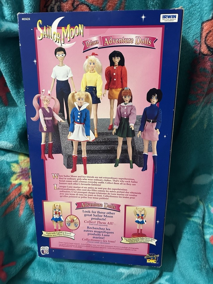 Sailor Moon Sailor Pluto Doll Irwin 1997 Bonus Extra Outfit Mislabeled ...