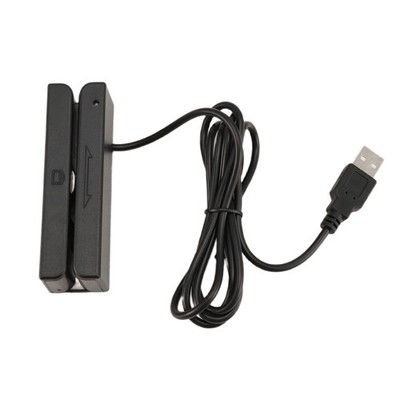 MSR90 USB Magnetic Strip Card Reading Machine Card Reader Stripe 3 ...
