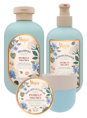 YUYA SHAMPOO+ACONDICIONADOR+MASCARILLA FUERZA Y VOLUMEN 3 PIEZAS | eBay