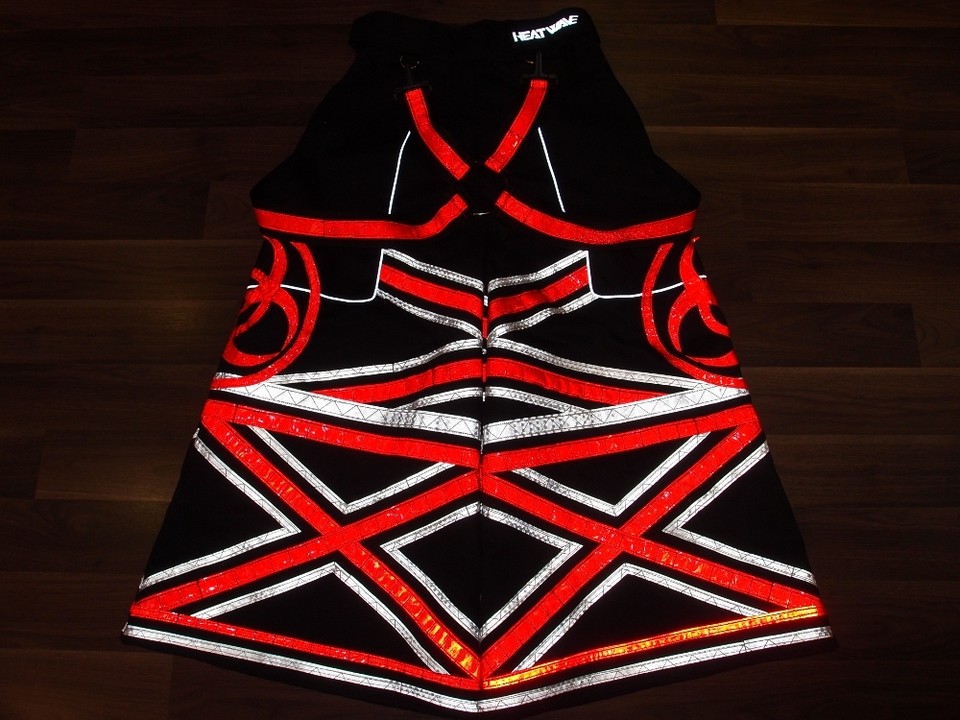 Heatwave phat pants rave gear reflective dance wear hardstyle reflector ...