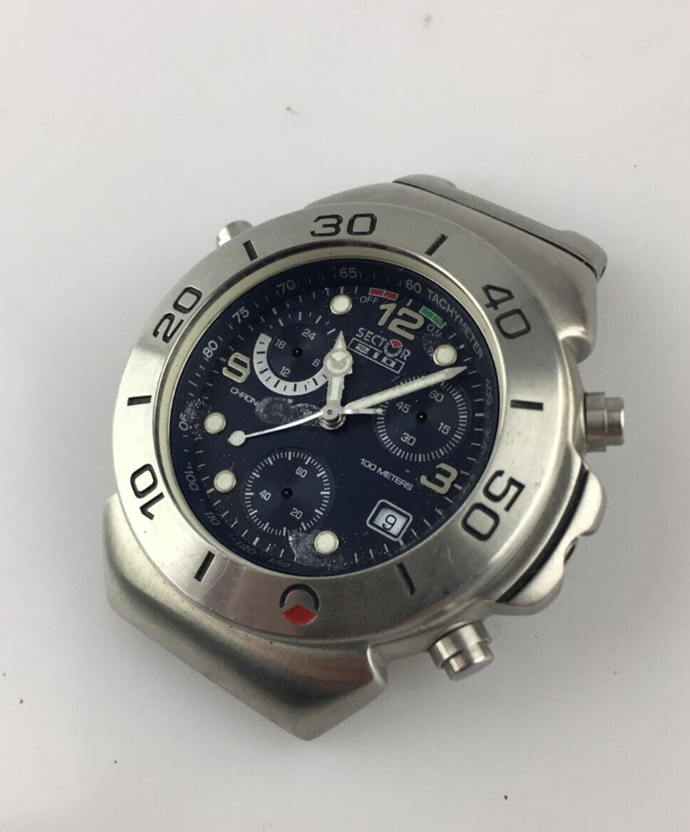 Orologio Sector Expander 210 No Funziona Chrono Alarm Mov G10.791 Parti ...