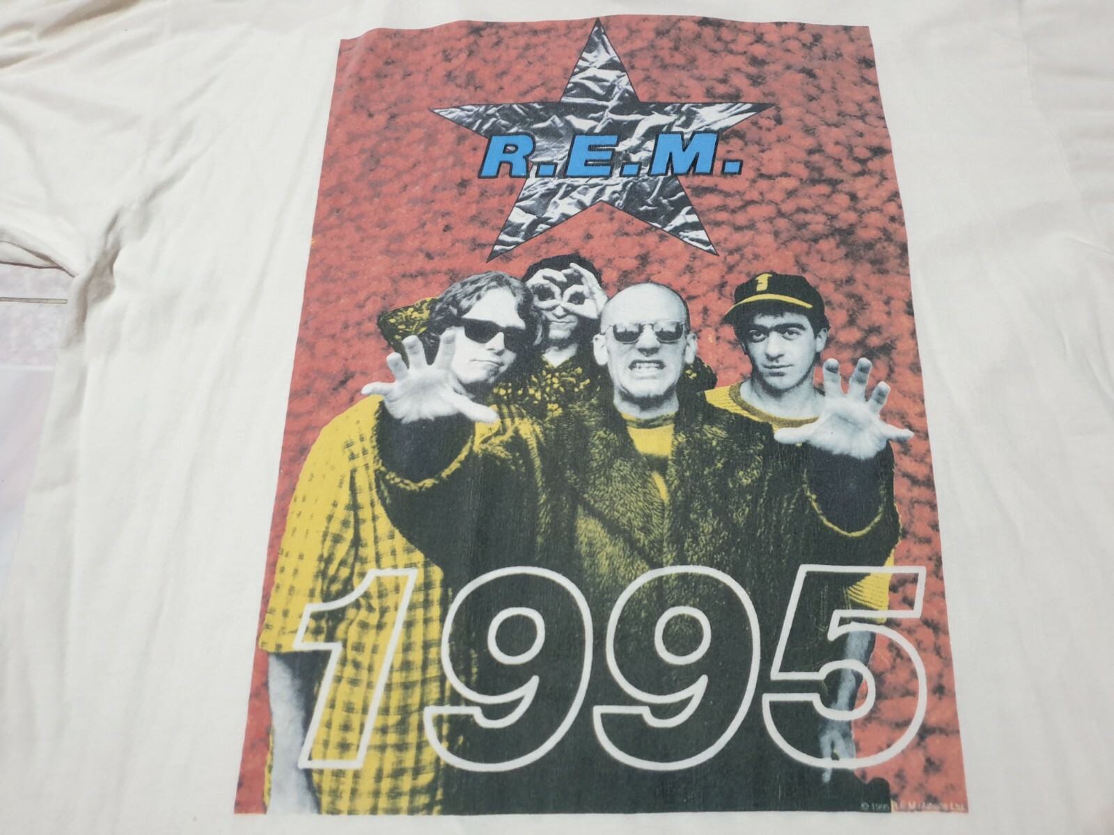 Rare Vintage 90s 1995 REM MONSTER Tour Concert T shir… - Gem