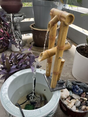 Bamboo fountain, Shishi-Odoshi, Deer Scarer | eBay