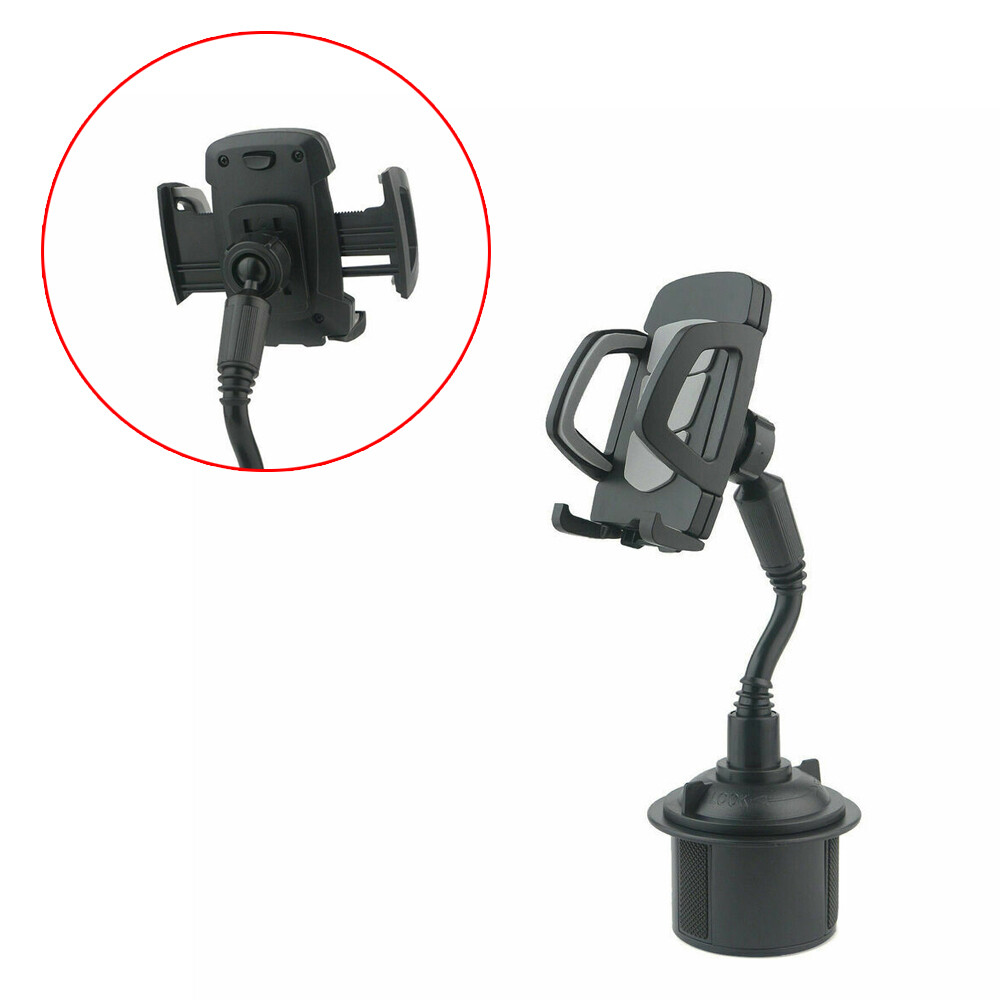 1x Adjustable Black Car Mount Cup Holder Cradle Tool Accessories For ...