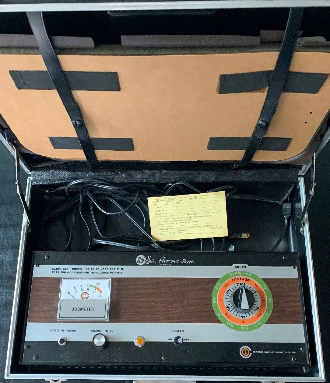 Vintage Retro Slim-Master Electronic Jogger EXERCISE MACHINE Exerciser ...