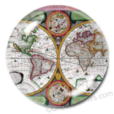 Antique Map Paperweight Crystal Vintage World Map Paperweights | eBay