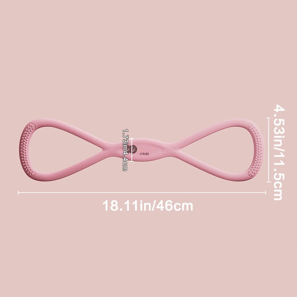 Figure 8 Resistance Bands Gym Exercises Home Gym Equipment For Strength ...