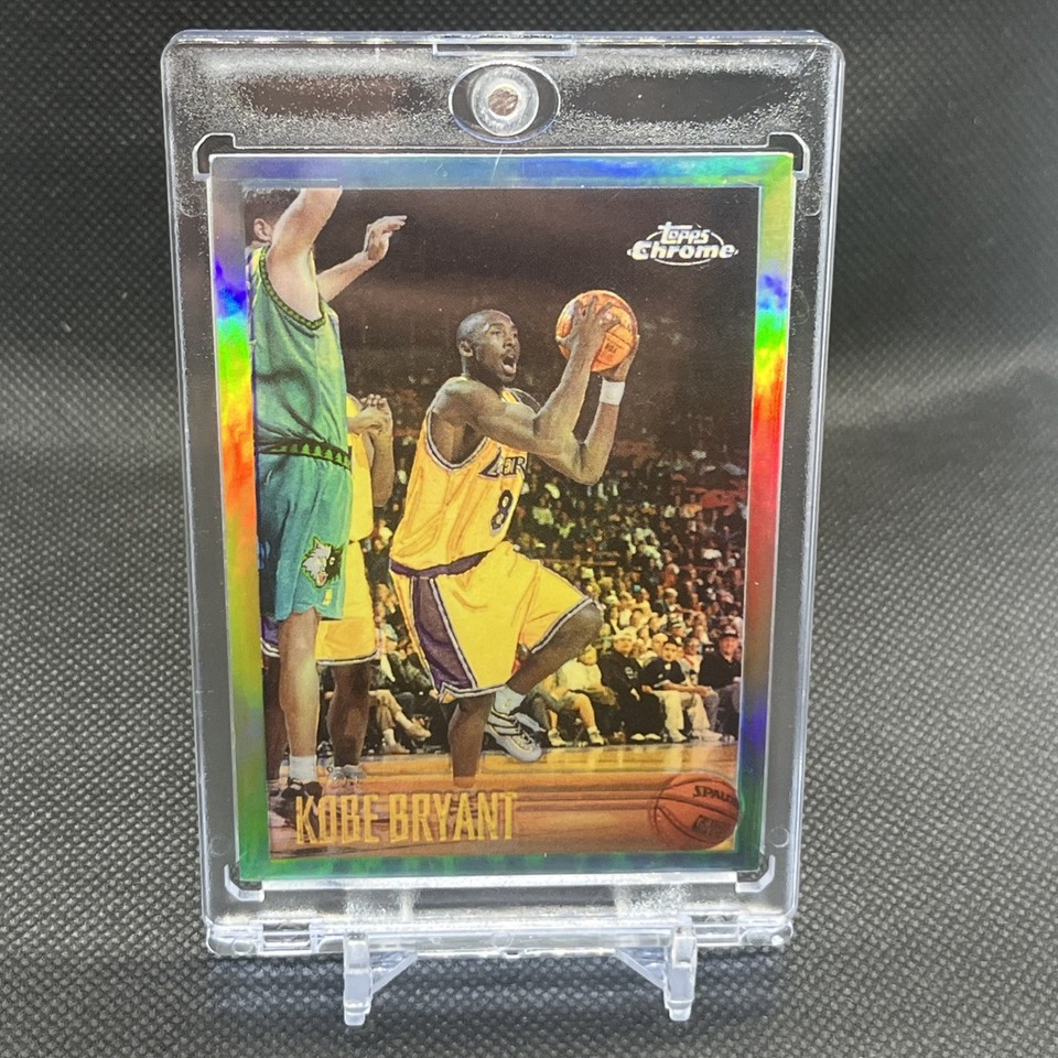 1996-97 Topps Chrome Kobe Bryant REPRINT Refractor Blank Back EX/NM | eBay