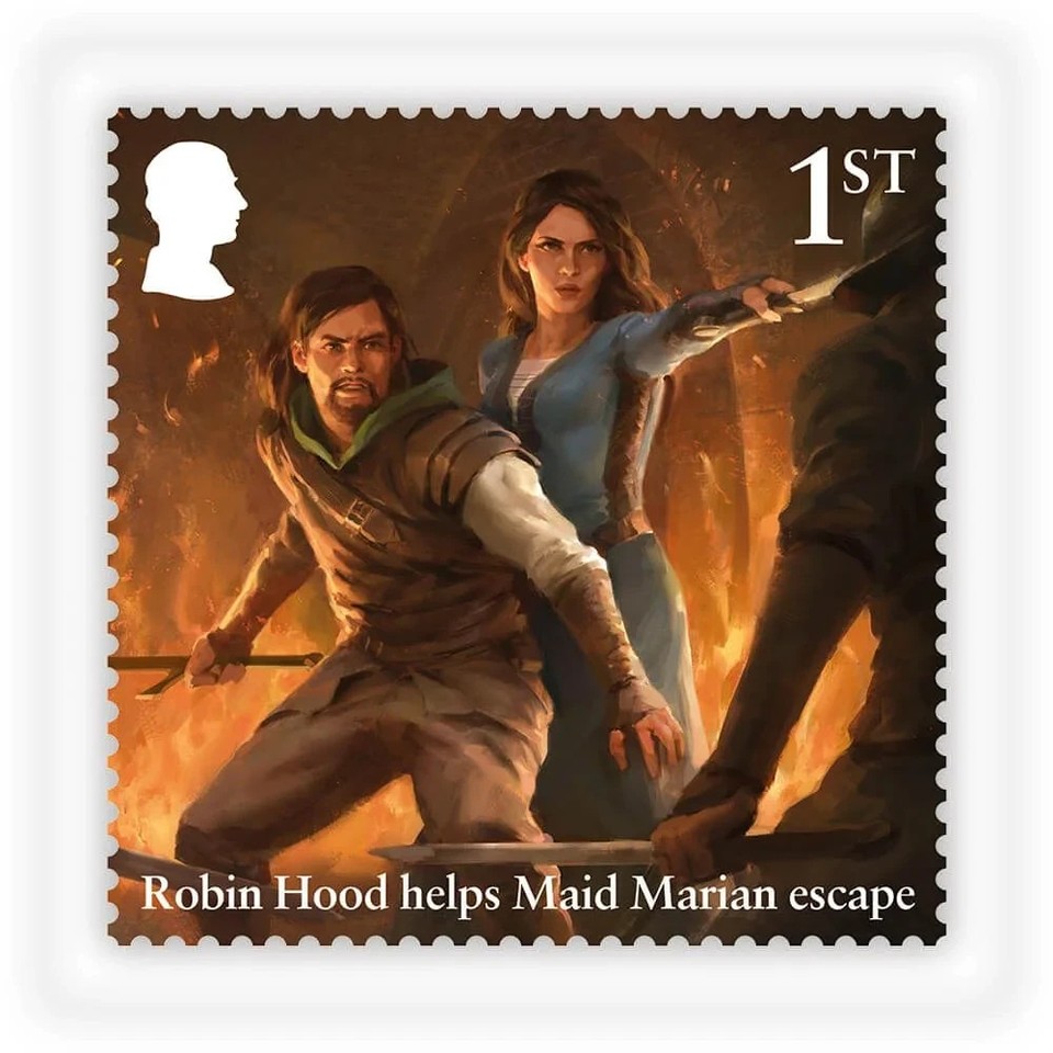 GB 2023 Stamps MNH The Legend of Robin Hood 1st Class Unused Block ...