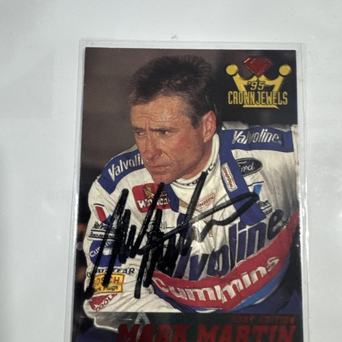 CROWN JEWELS RACING CARD RUBY EDITION MARK MARTIN Autographed | eBay