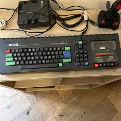 Amstrad CPC 464 Micro Computer 1980's MP1 power supply + Cheetah 125 ...