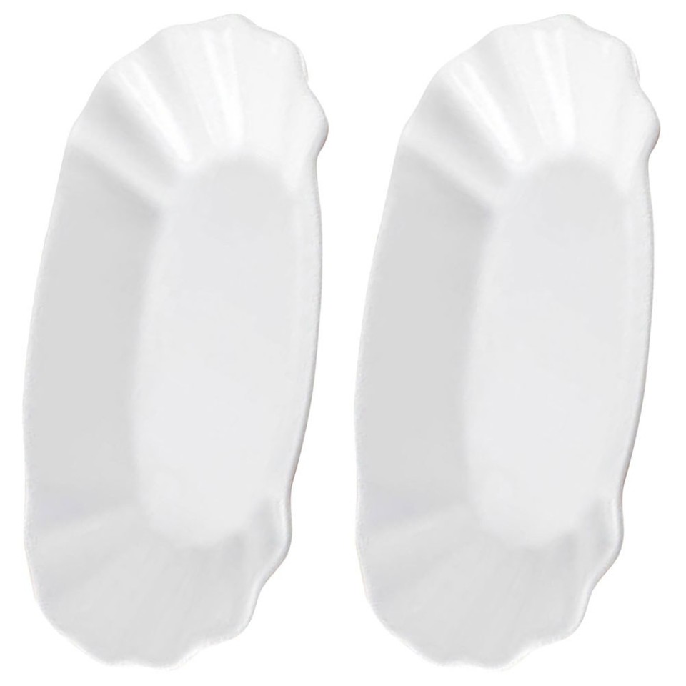 2pcs Chips Food Serving Plates Dish Tray Party French Fries Plates ...