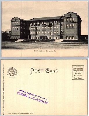 St Louis MO Smith Academy School Building Postcard | eBay