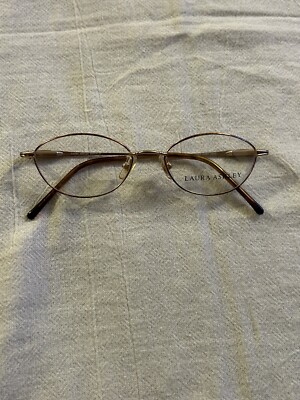 Laura Ashley BETHANY SATIN BLUSH 45-21-135 Brown Full Rim Eyeglasses ...
