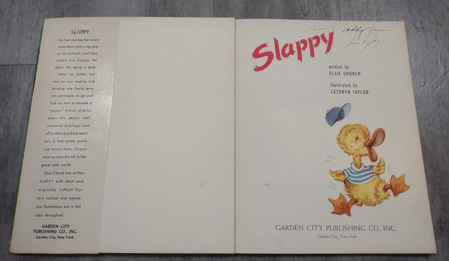 Slappy by Elsie Church Illustrated by Cathryn Taylor 1948 Hardcover ...