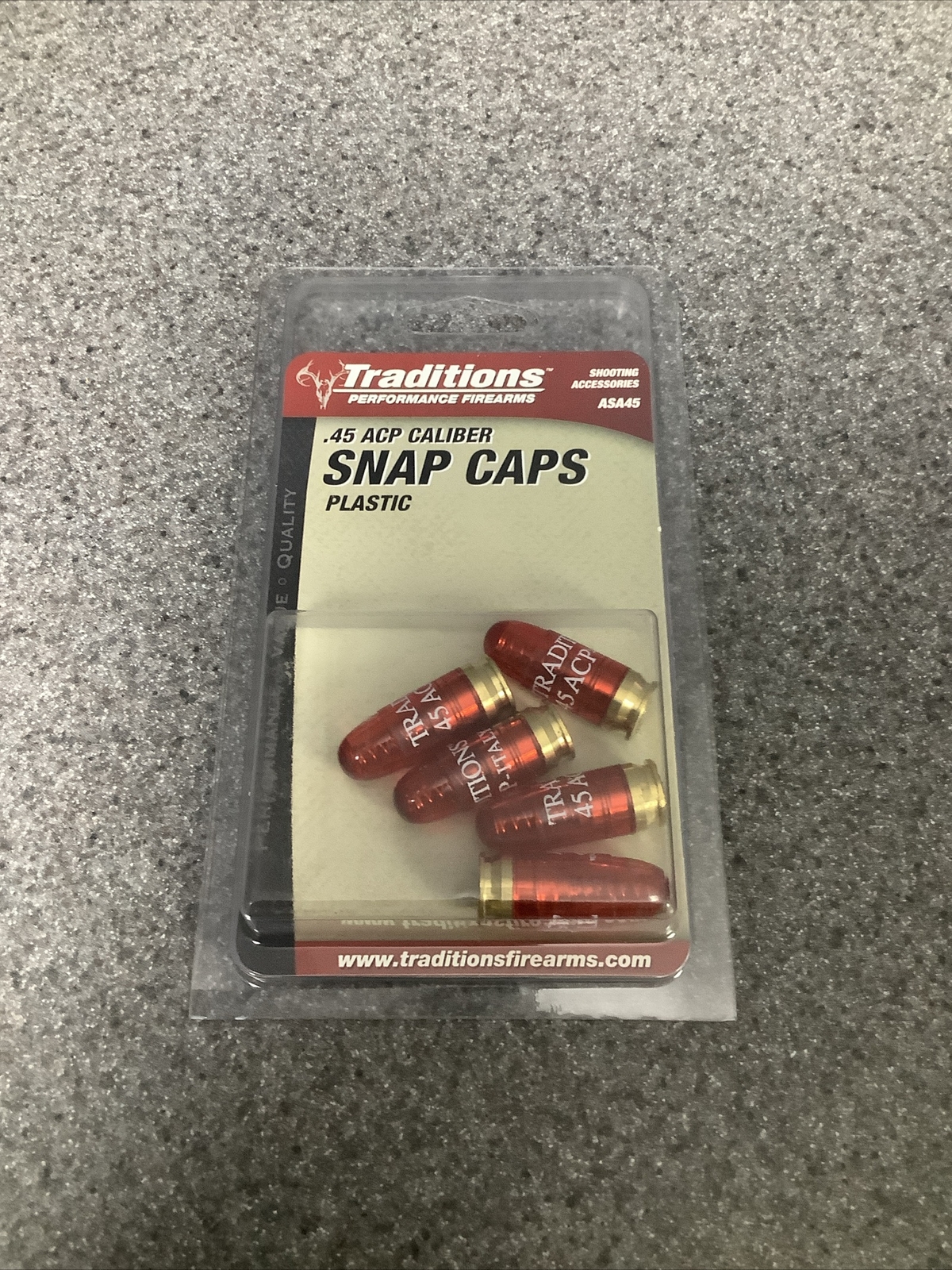 5PK Traditions Quality Snap Caps .45 ACP #ASA45 M22B | eBay