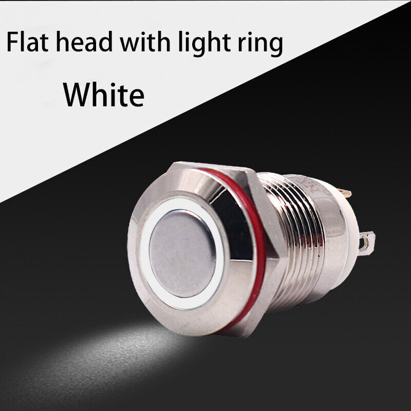 Metal Latching Momentary Push Button Switches ON/OFF Illuminated ...