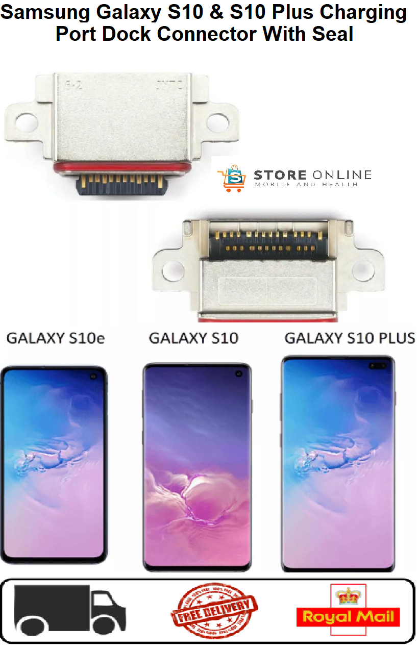 Samsung Galaxy S10 S10e & S10 Plus Charging Port Dock Connector With ...