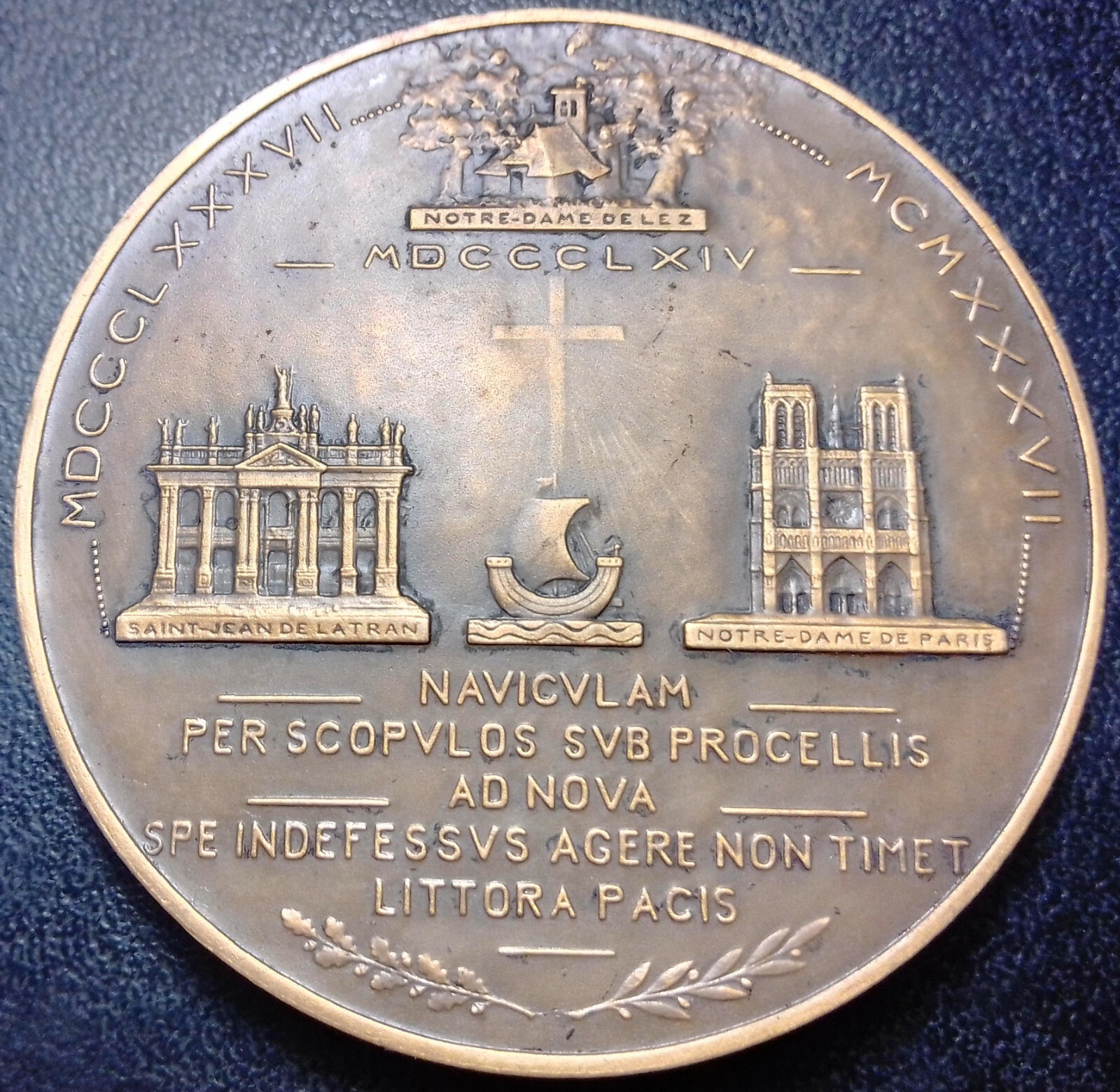 Médaille - Jean Cardinal Verdier Archevêque de Paris par Abel La Fleur ...