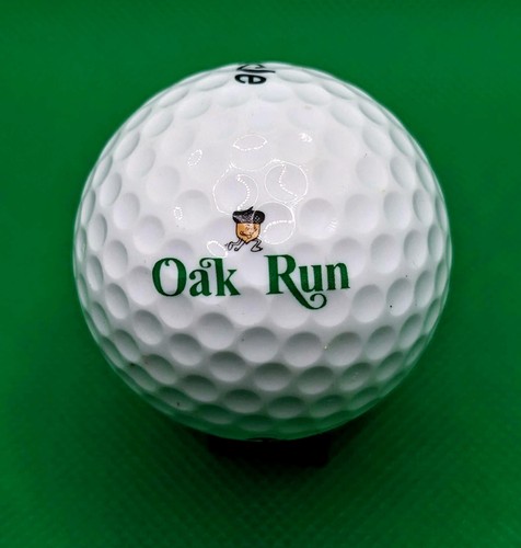 Vintage Oak Run Golf Club logo golf ball | eBay